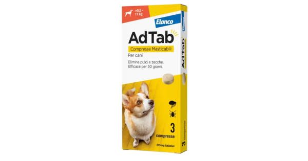 Adtab*3cpr 225mg Cani 5,5-11kg