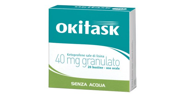 Okitask Granulato orosolubile 20 bustine 40mg - Analgesico ed ...